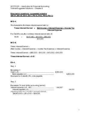 Introduction to Financial Accounting - ACCT1101 - HKU - Studocu