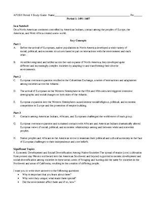 Apush Chapter 30 Reading Guide - APUSH Reading Guide Name