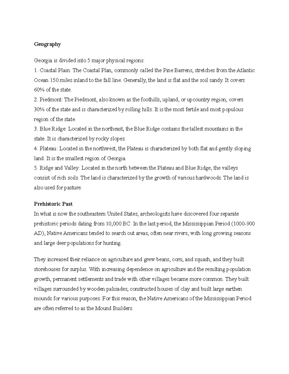 Georgia History Exam Study Guide at Katie Butters blog