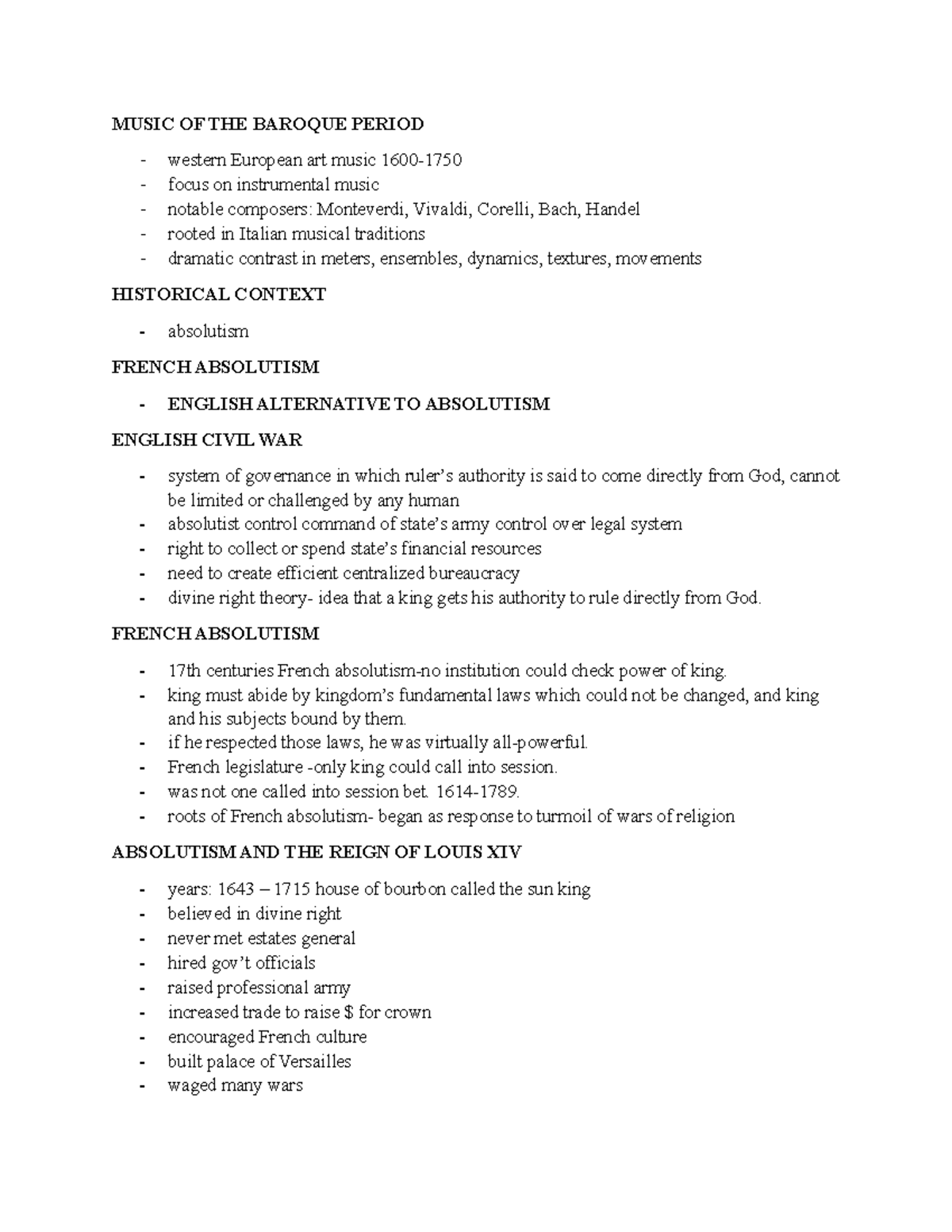 Age Of Absolutism Quotes