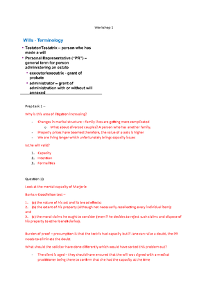 PA1A or PA1P - Synap questions on Wills involving PA1A / PA1P forms ...