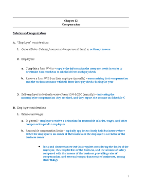 Ch 11 Chapter Outlines Partial - Student Version 2022-23 - Chapter 11 ...