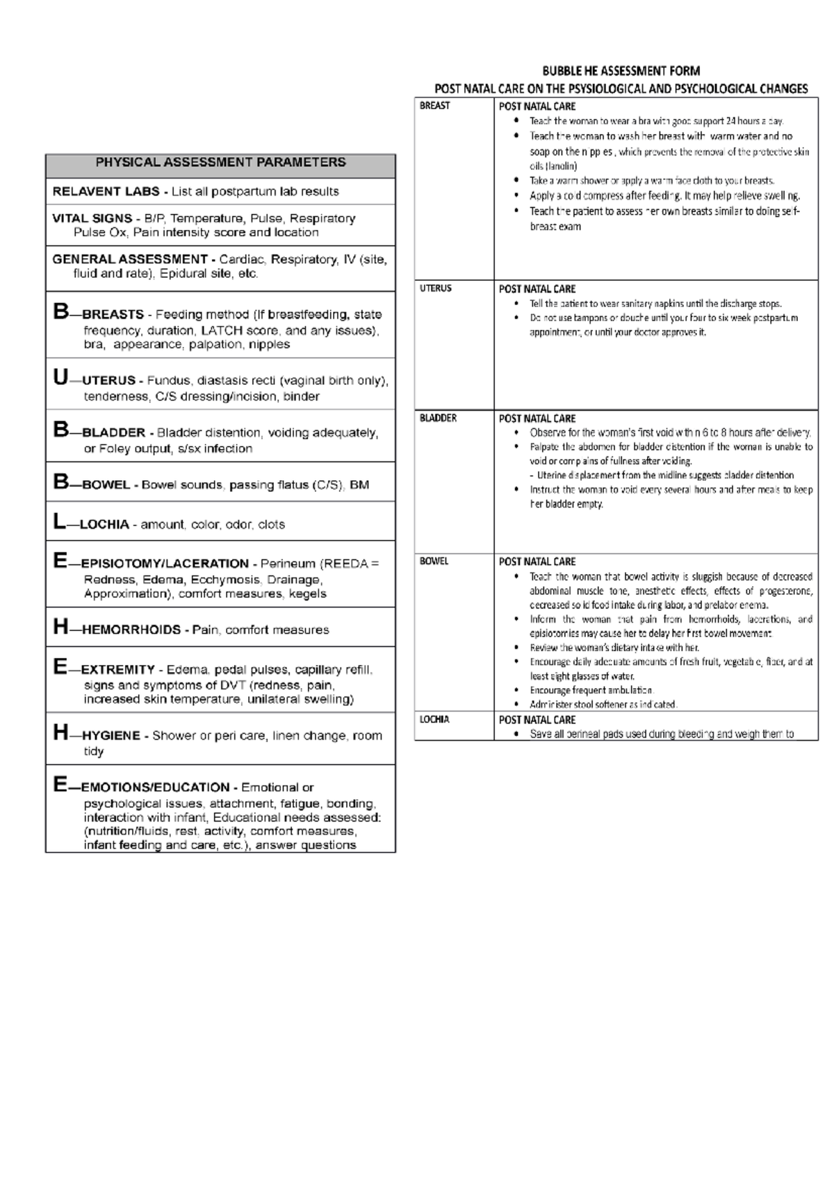 Bubblehe - FRANZ - Nursing - Studocu