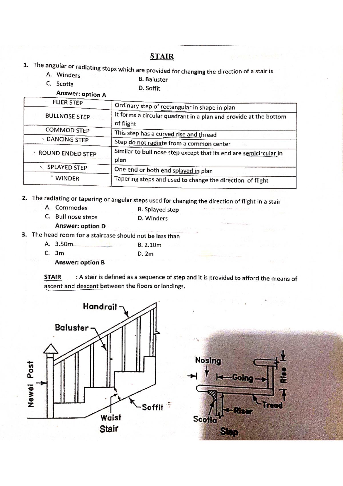 Stair - Civil Engineering - Studocu
