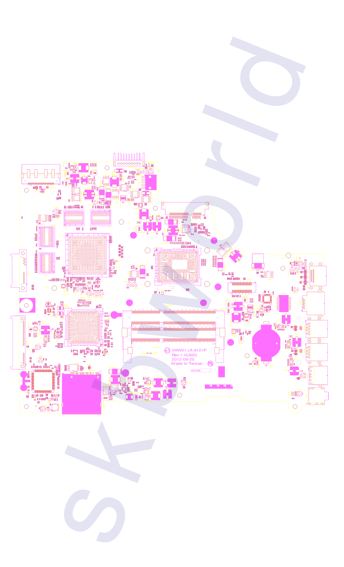 LA-9104P LA-9101P BOT - brgrgr - JHP JXDP JODD Made In Taiwan Pb VAW01 ...