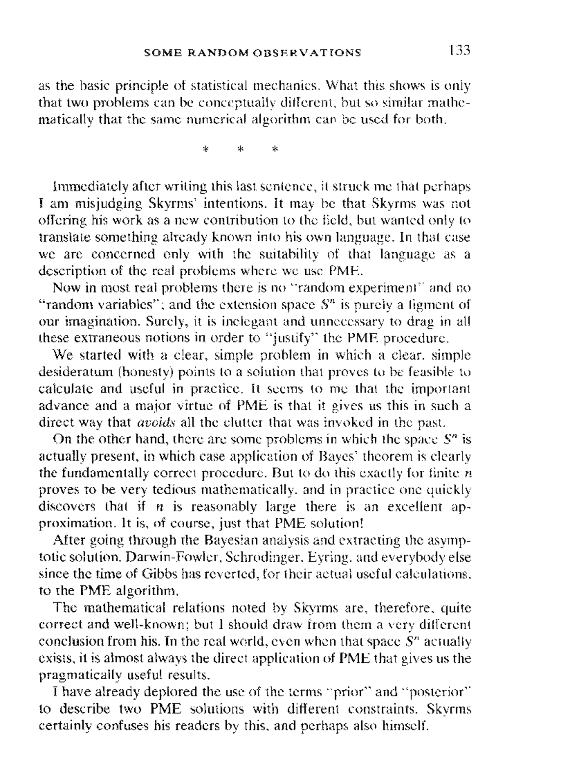 Random 19 - bhjjfvgjv - SOME RANDOM OBSERVATIONS 133 as the basic ...