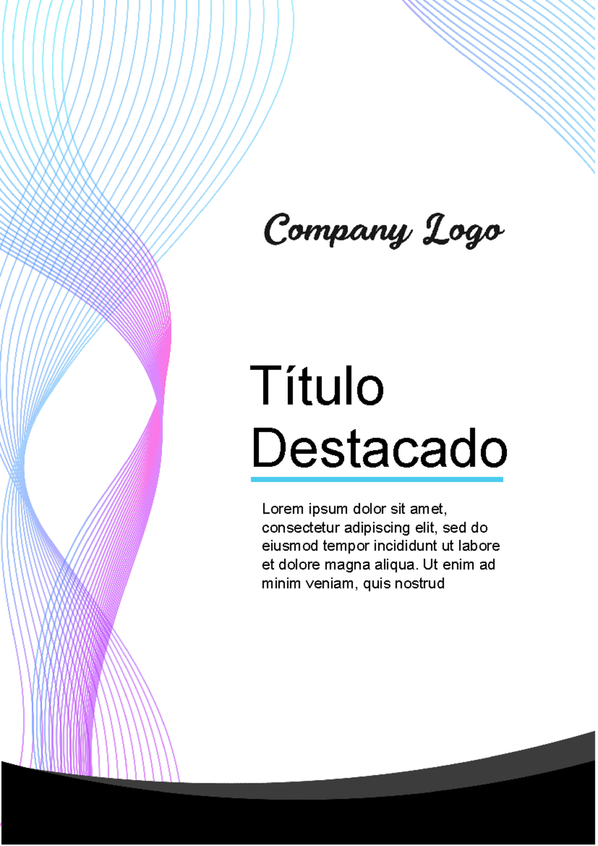 Portadas para word 4 - copia - Redacción de textos - Lorem ipsum dolor ...