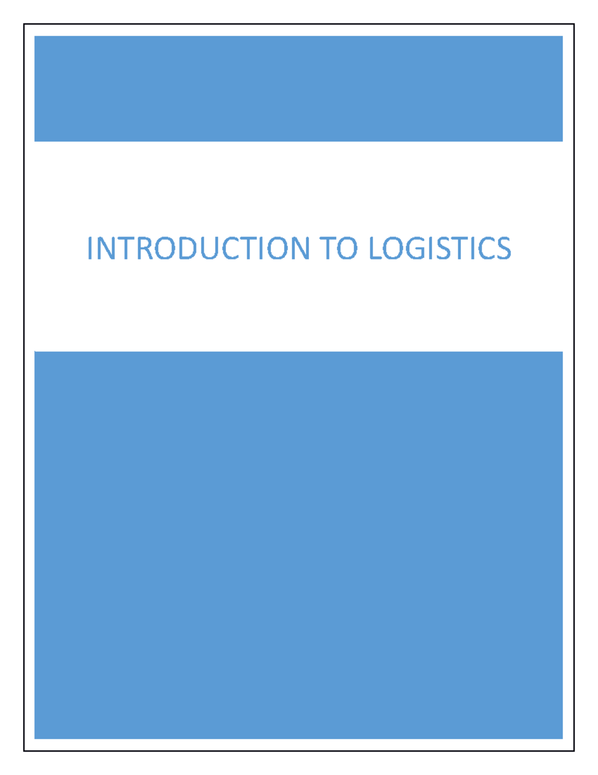 Intro-Logistic - Group Assignment 2 - INTRODUCTION TO LOGISTICS Table ...