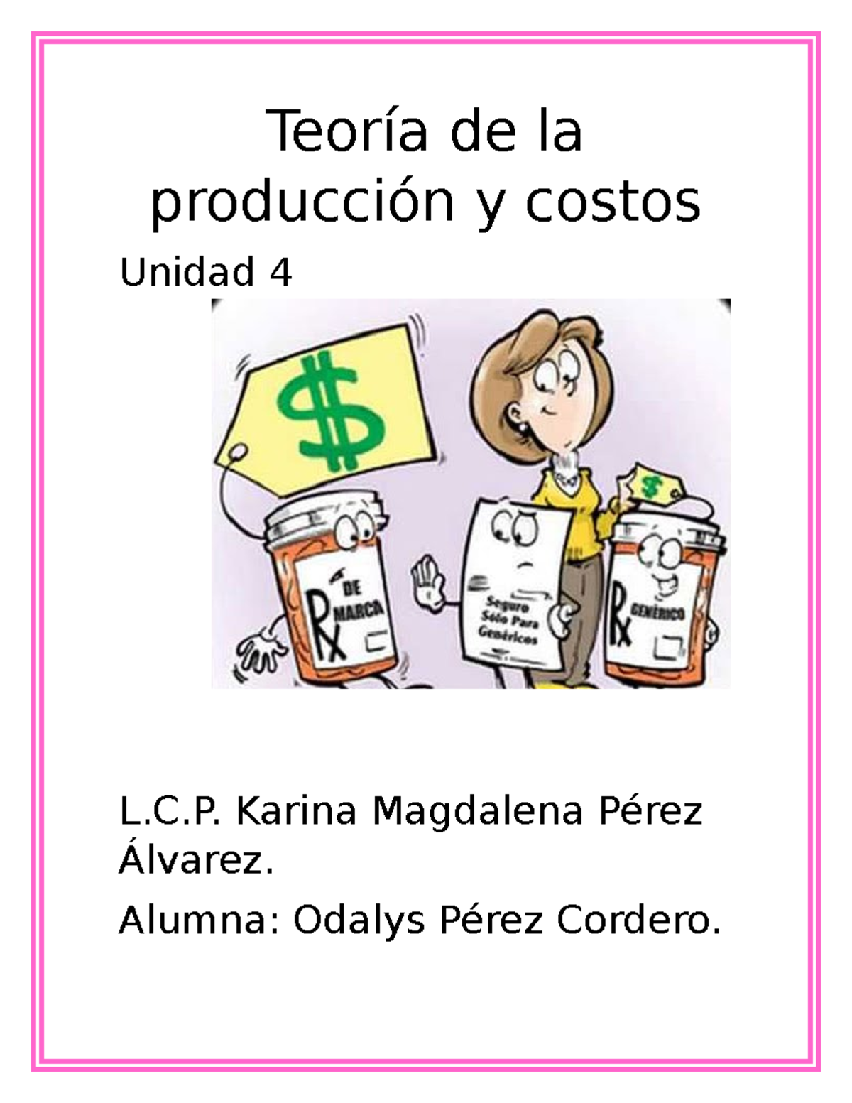 Teor a De La Producci n Y Costos Teor a De La Producci n Y Costos