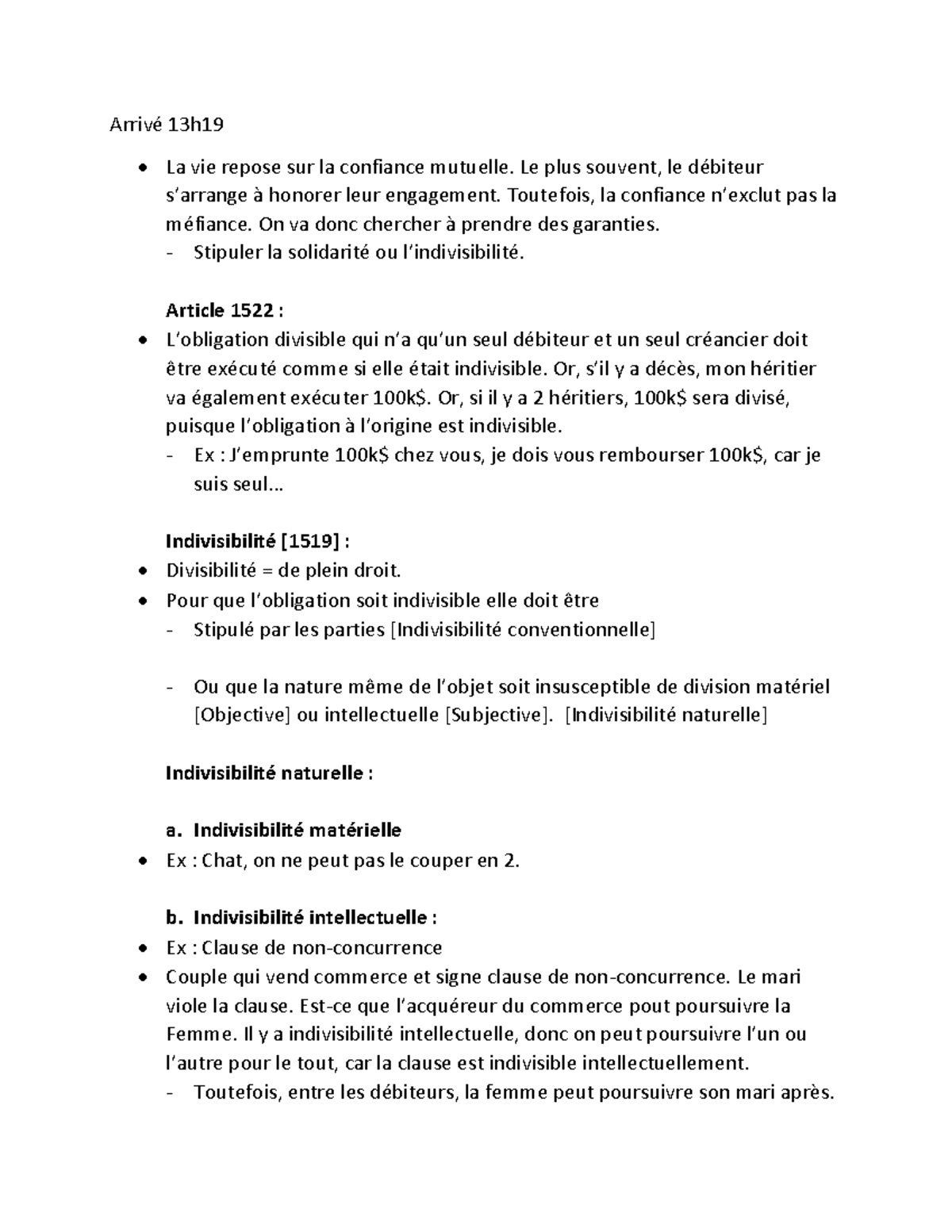 Obligation-3-4-avril - Arrivé 13h La vie repose sur la confiance ...