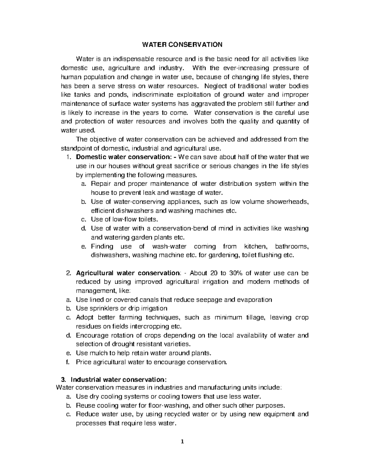 . water conservation, urbanization, sustainable cities, value education ...