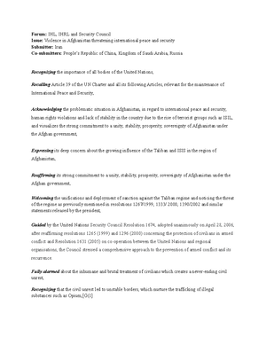Position Paper China UNHRC - Country: The People’s Republic of China ...