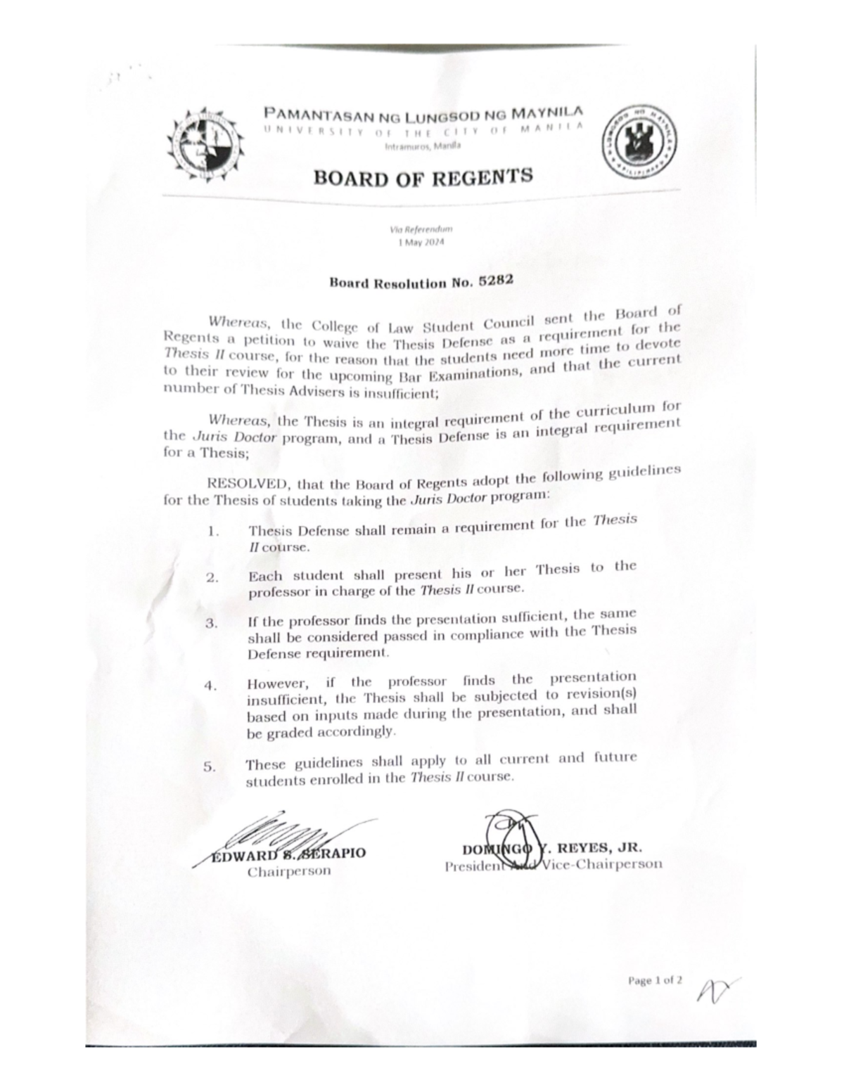 Board-Resolution-No.-5283 - PAMANTASAN NG LUNGSOD NG MAYNILA UNIVERSITY ...