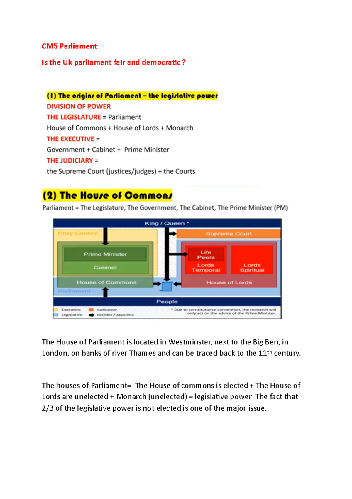 CM5 Parliament - Institution et vie politique des pays de la langue ...
