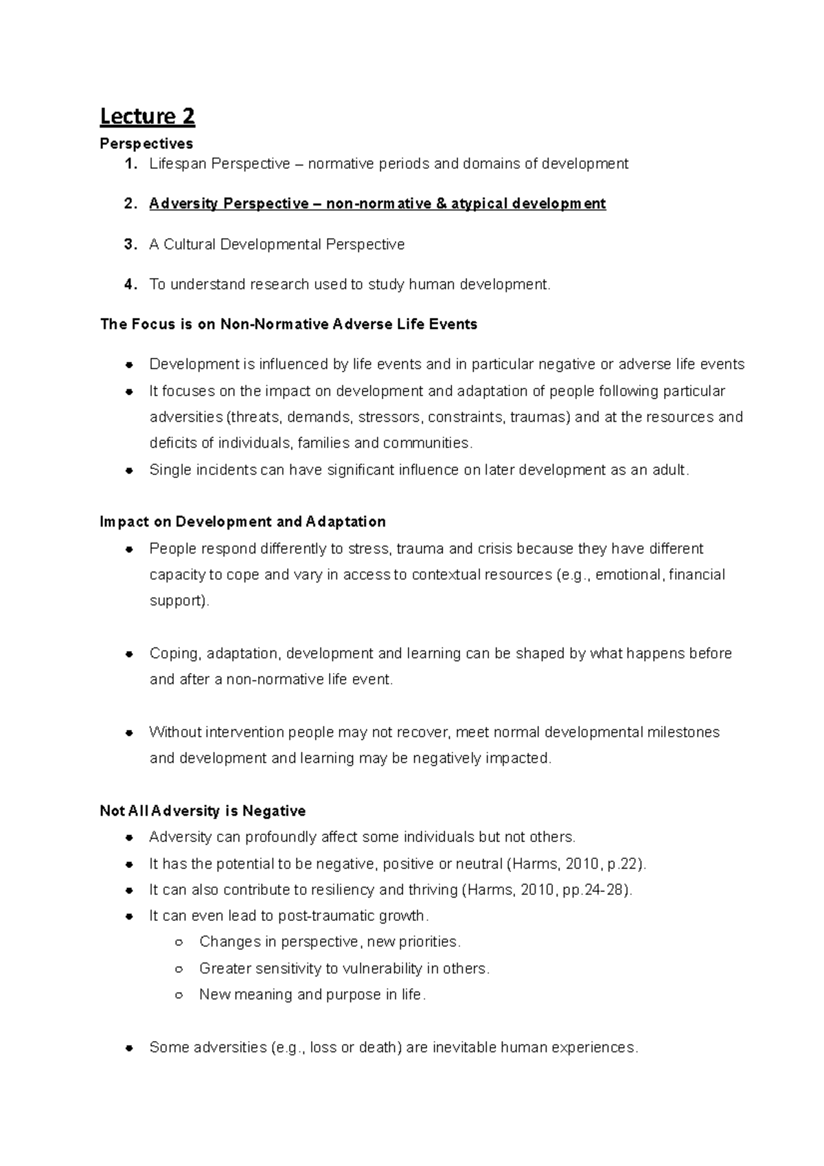 EDUC 141 L2 - EDUC 141 Lecture Notes - Lecture 2 Perspectives 1 ...
