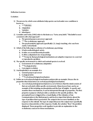 The Cognitive Approach- textbook - The Cognitive Approach—Textbook Chapters Chapter 4 1) The ...