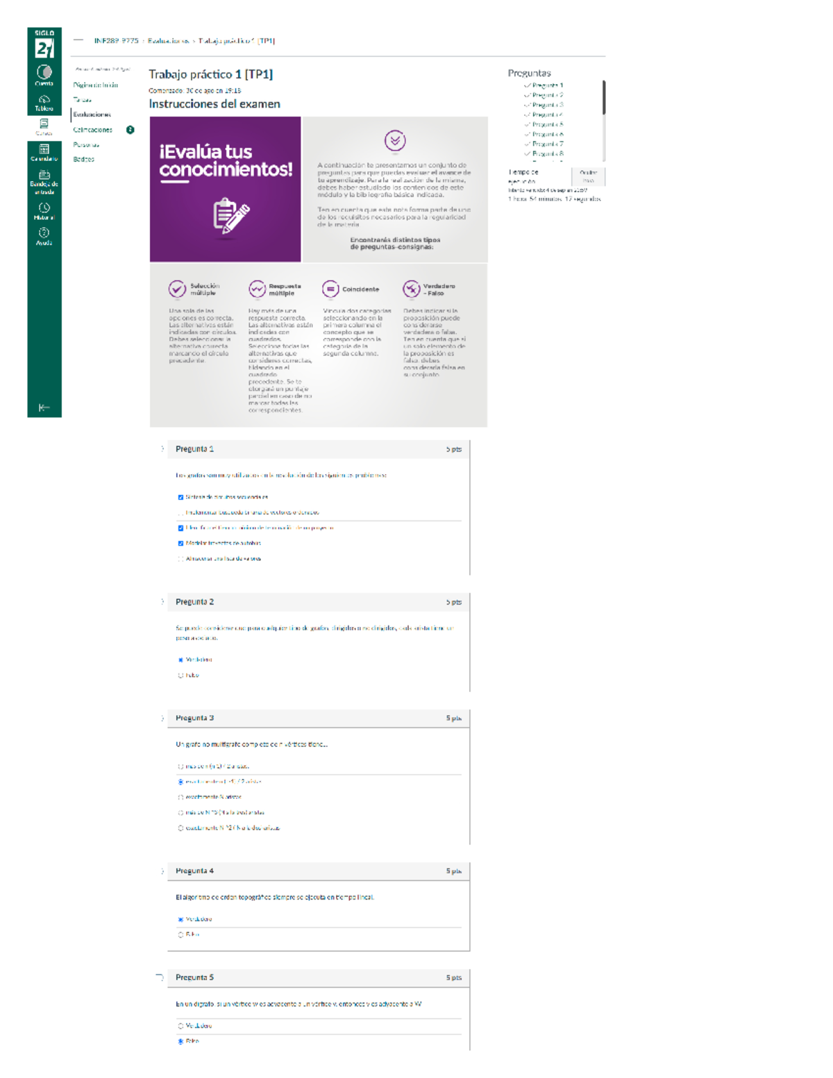 TP1 95 Algoritmo Estructura Datos 2 - Algoritmos y Estructura de Datos II - Studocu