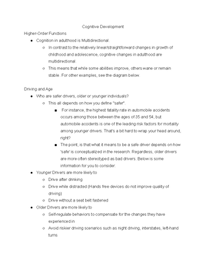 LFSD Module 1 - study notes - Module 1 The Study of Human Development ...