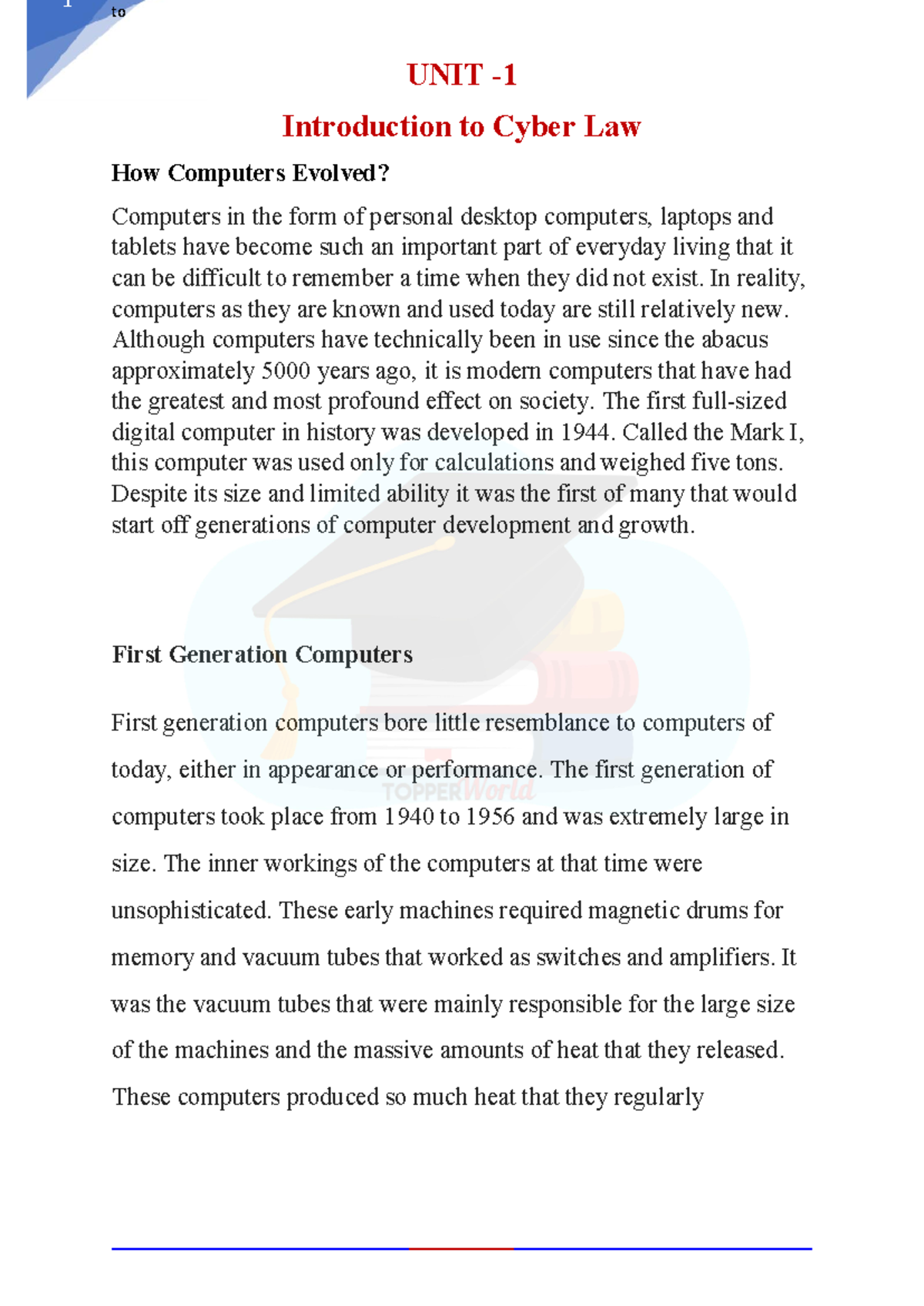 Cyber law and Ethics (19) - UNIT - Introduction to Cyber Law How ...