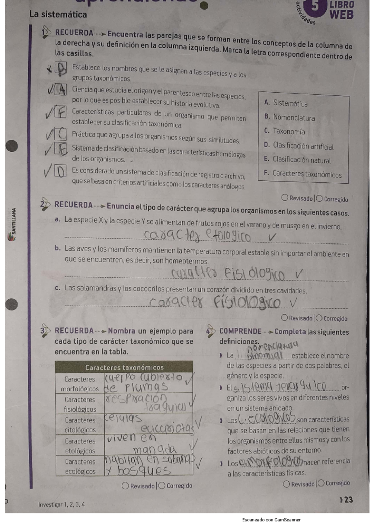 Actividad libro naturales isabella mejia 6B - Estudio del texto literario - Studocu