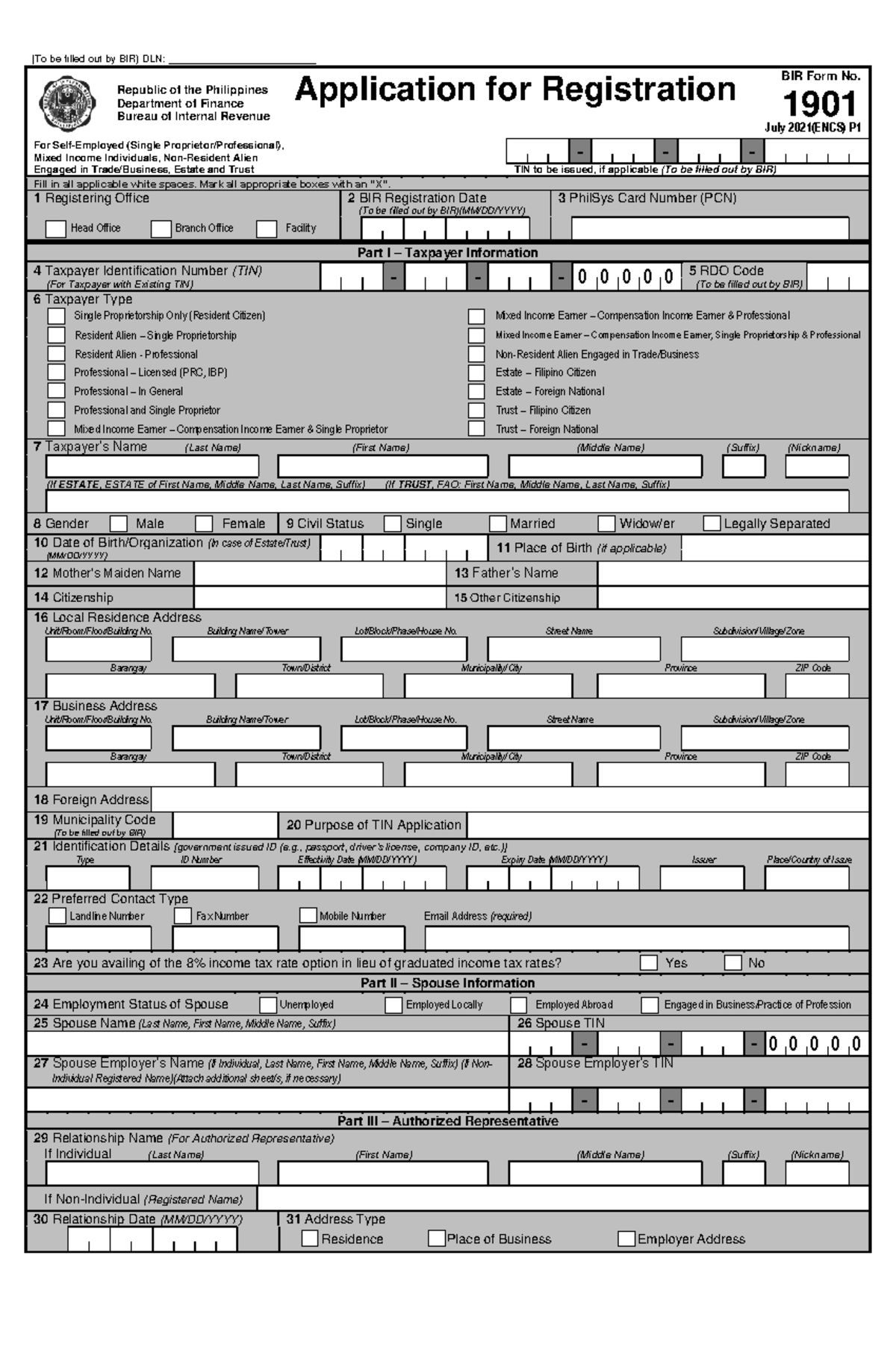 1901 Jul 2021 ENCS Final - (To be filled out by BIR) DLN ...
