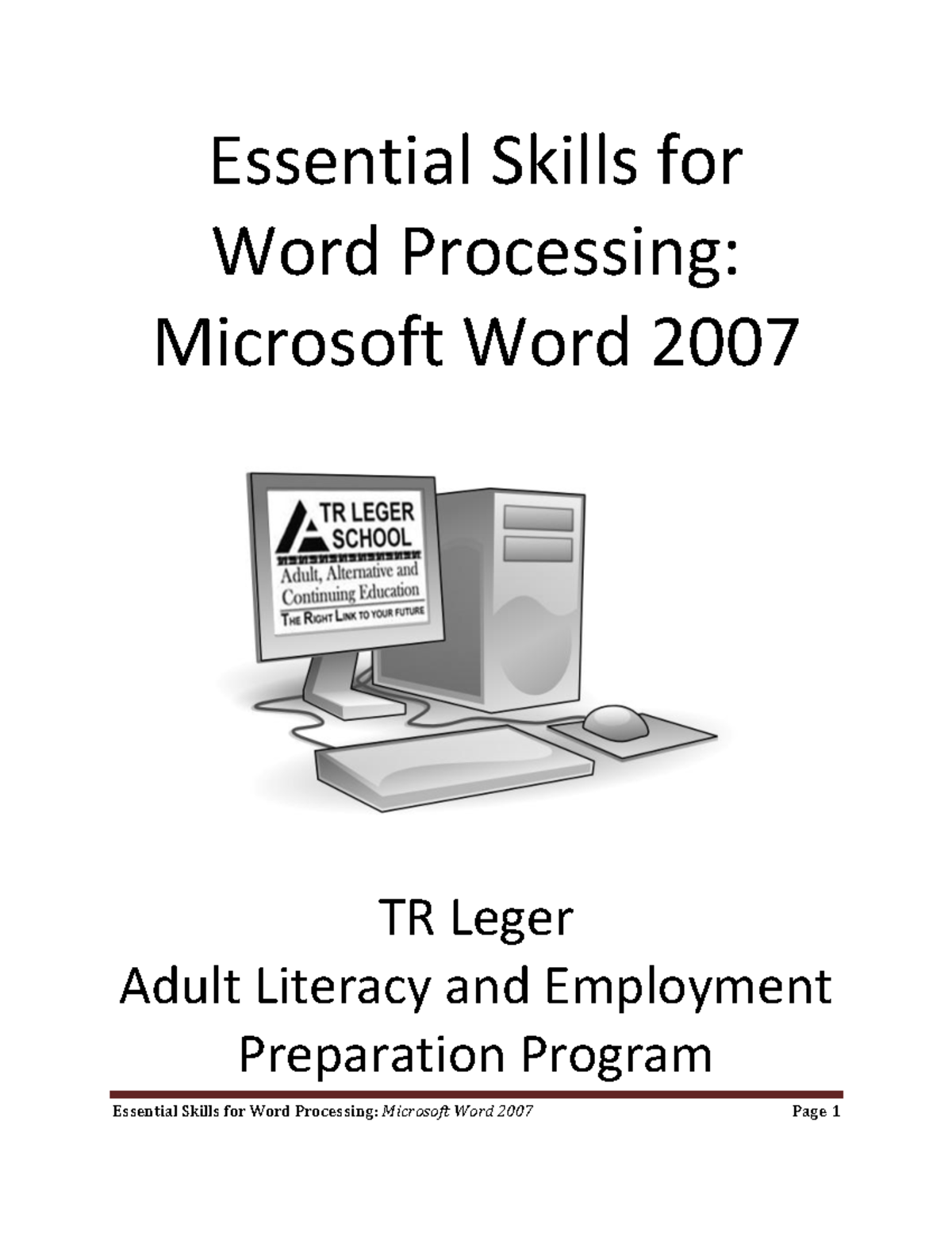 Word processing - infromatiom technology i nt - Essential Skills for ...