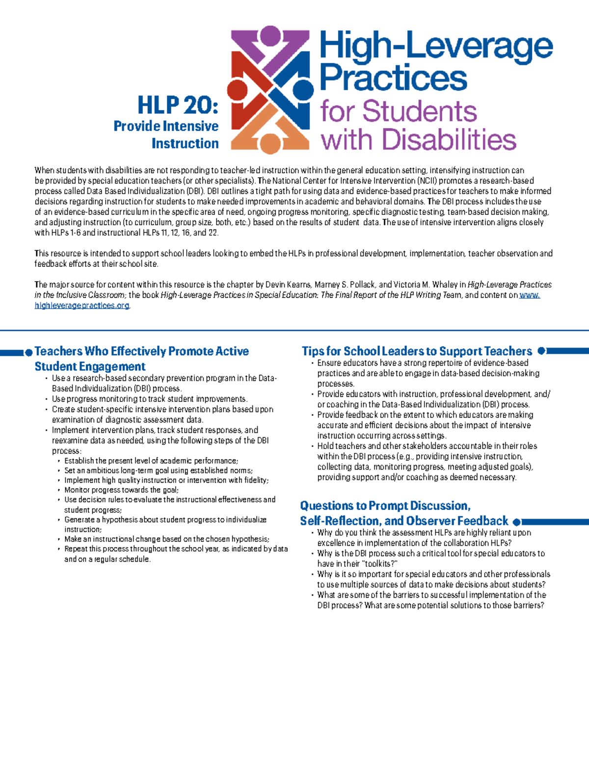 HLP 20 Admin Guide - Provides outlined special education terms and ...