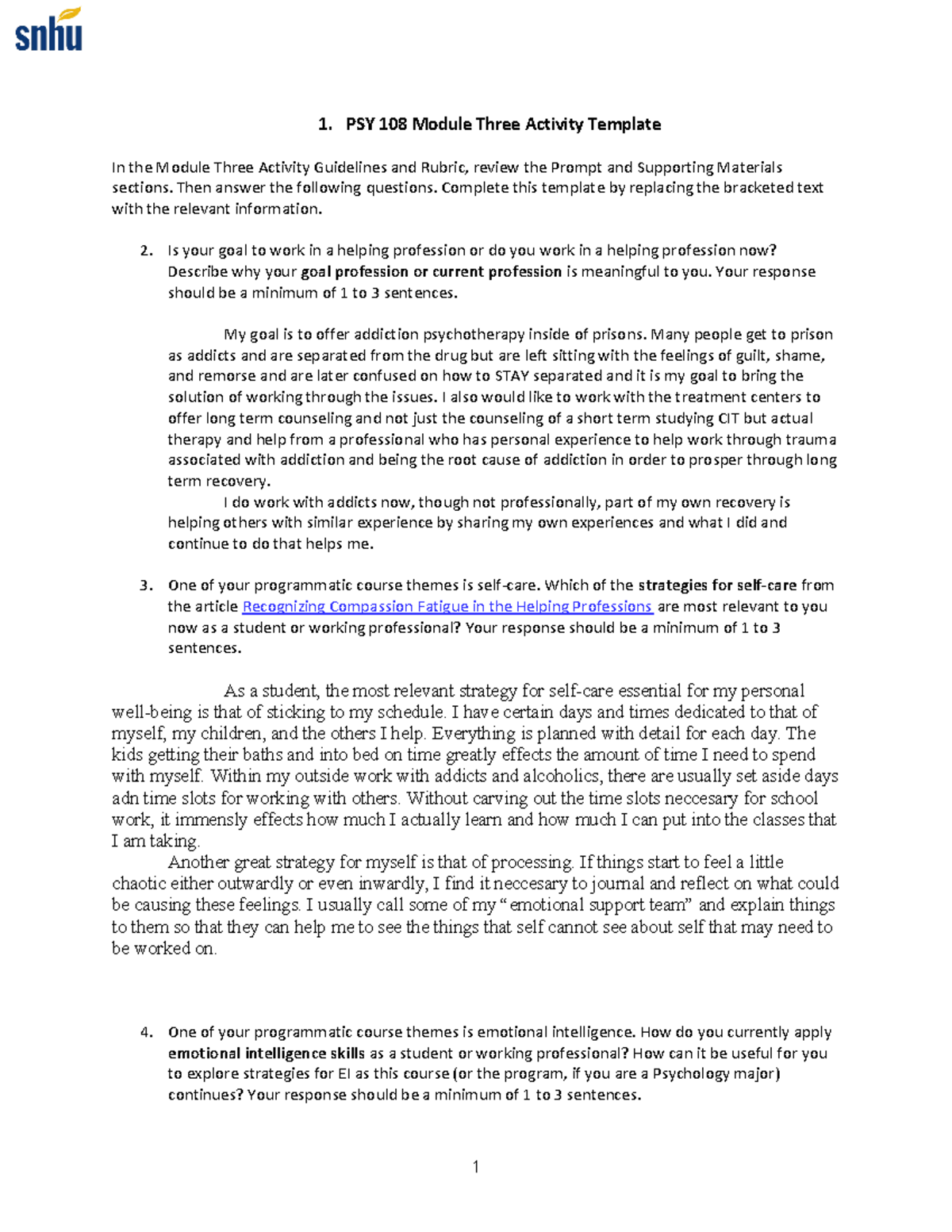 PSY 108 Module Three Activity EDIT - 1. PSY 108 Module Three Activity ...