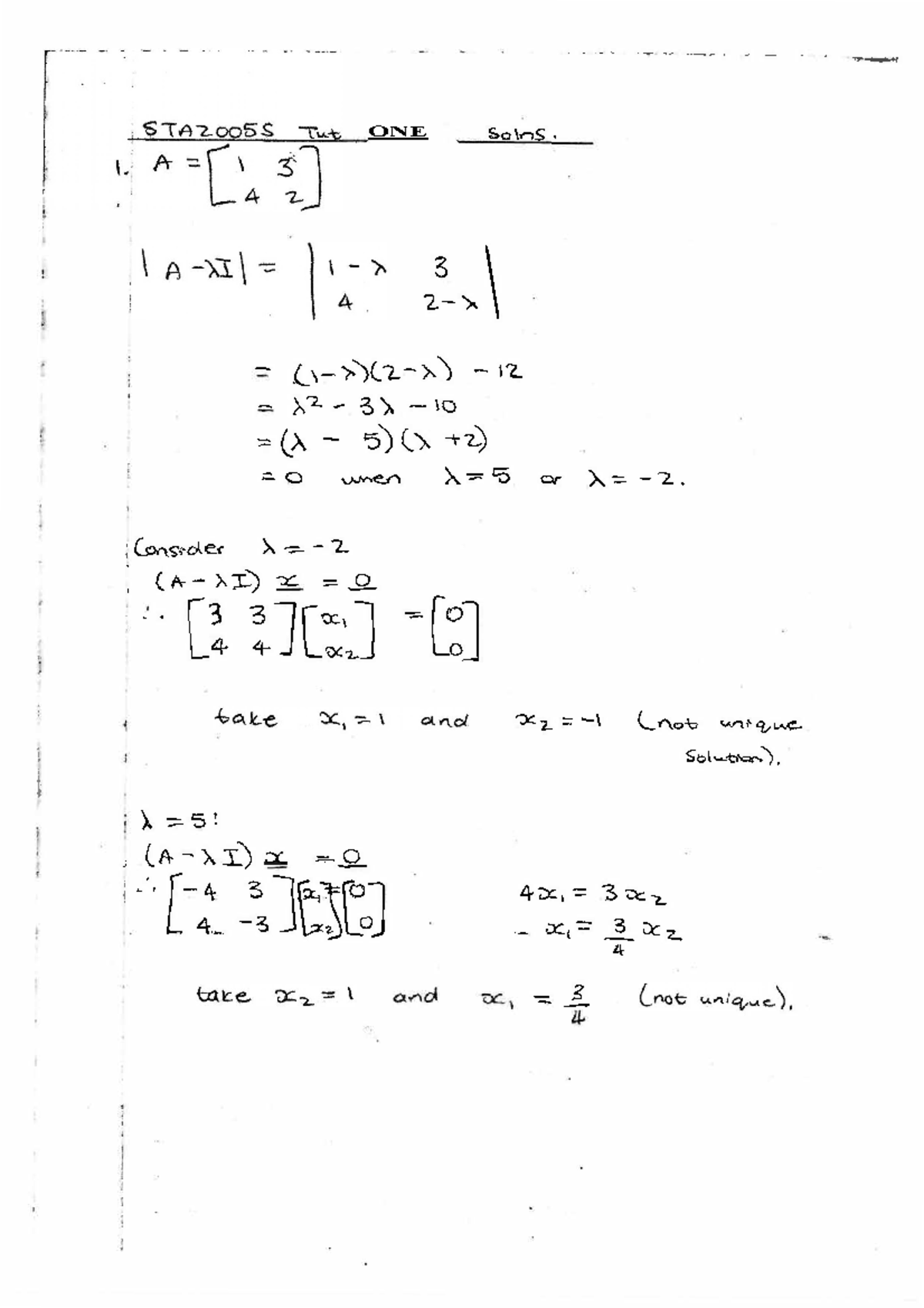 Tutorial 1 for Regression-solutions - ! .... -. - ... ··- .. - ·-.. - $0.,...,S. 3 \ 2 ...