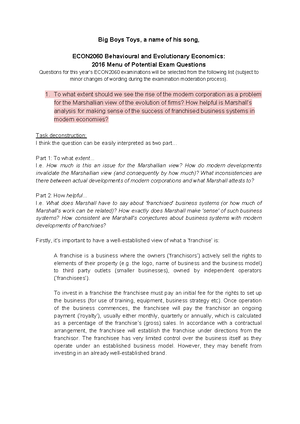 Tutorial 3 Questions (solutions) - ECON2060 Tutorial 3 Please try to ...