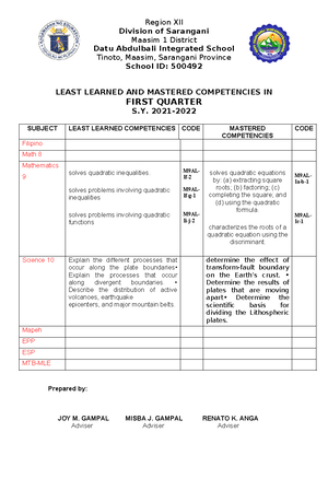 Activity Sheet - Quartile- Decile- Percentile - Activity Sheet WINNER ...