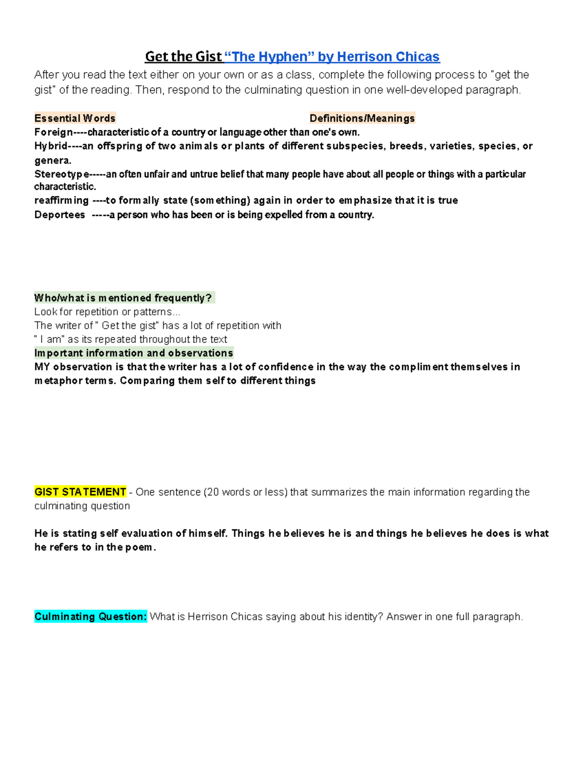 The Hyphen Get the GIST Digital [DE Groff] - Get the Gist “The Hyphen ...