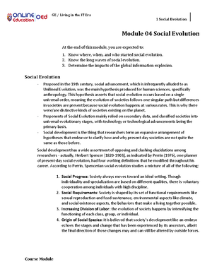 Module 1 - [GE / Living in the IT Era] 1 Introduction to Digital Age Course Module Module 01 ...