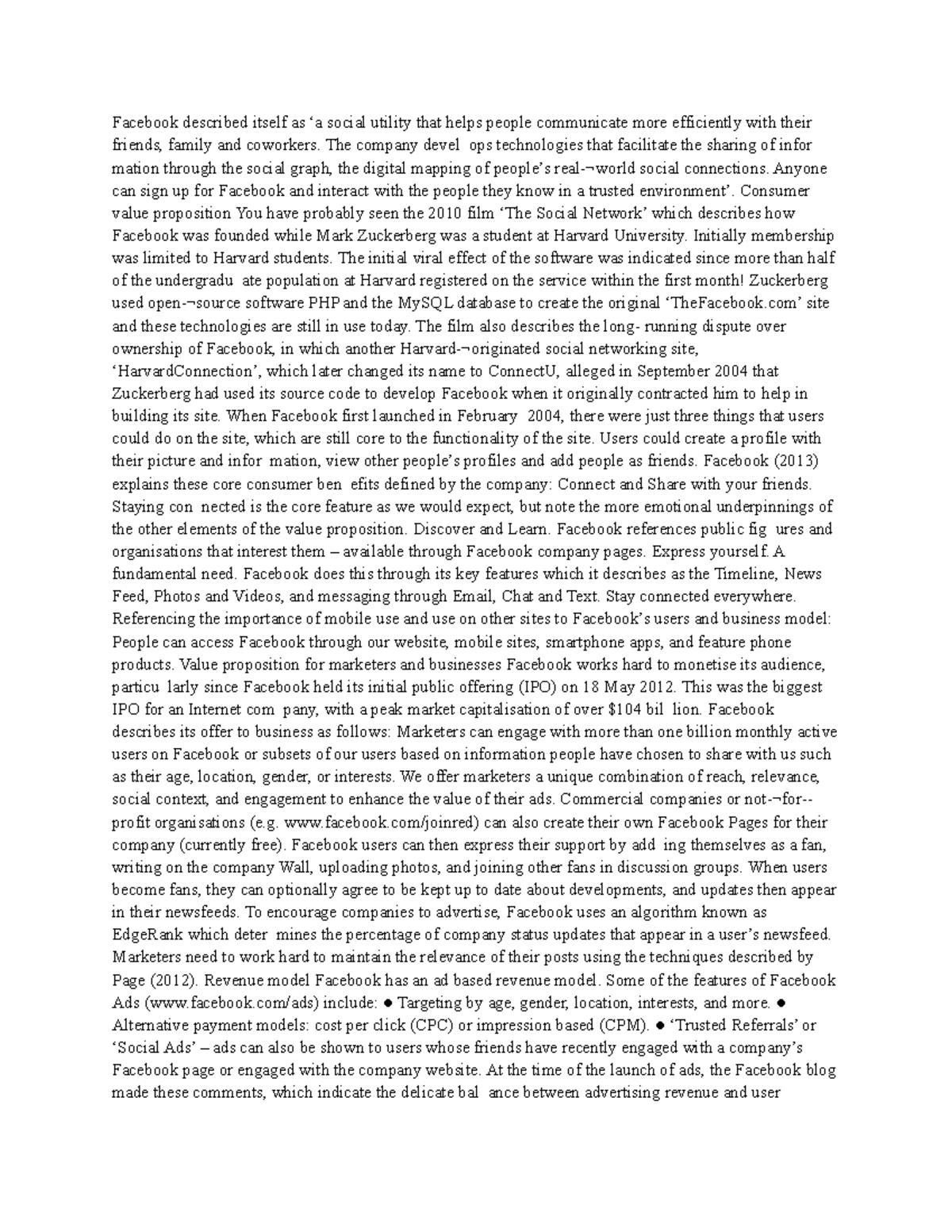 Facebook described itself as - Semantic Web - UNJ - Studocu