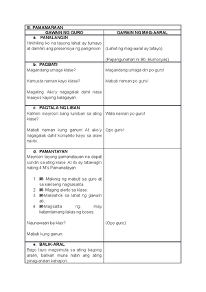 Chapter 1 - Summary BSE Filipino - CHAPTER 1 THE PROBLEM AND ITS BACKGROUND A. Introduction One ...