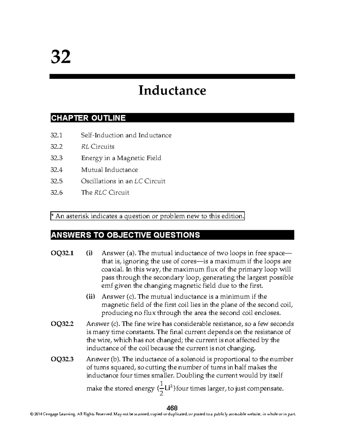 Chương 32 - adsada - 468 32 Inductance CHAPTER OUTLINE 32 Self ...