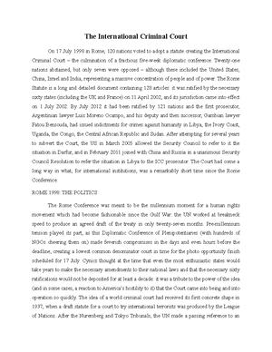 The Legal Basis of The Icty And Ictr - Arms embargoes had little impact ...