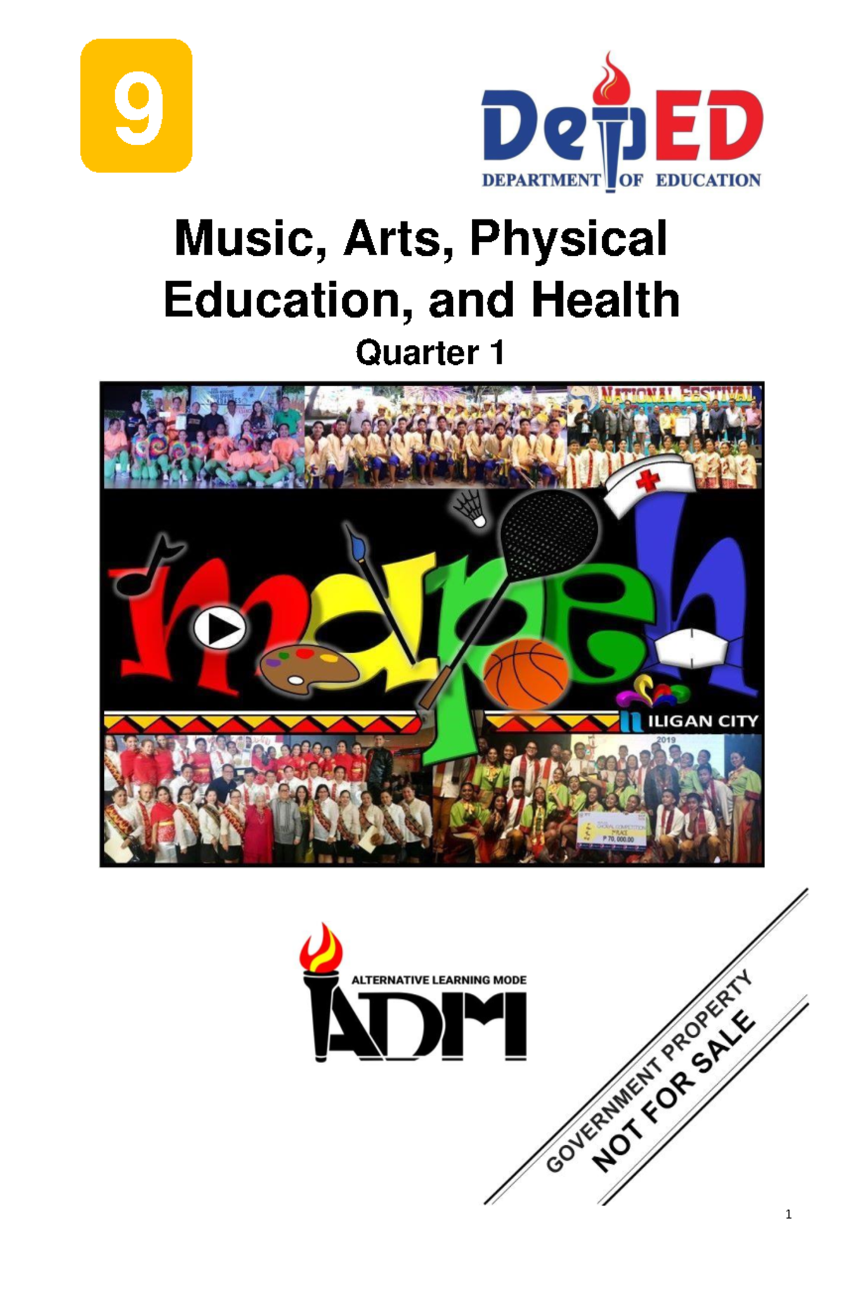 Music 9 Q1 - N/A - 9 Music, Arts, Physical Education, and Health ...