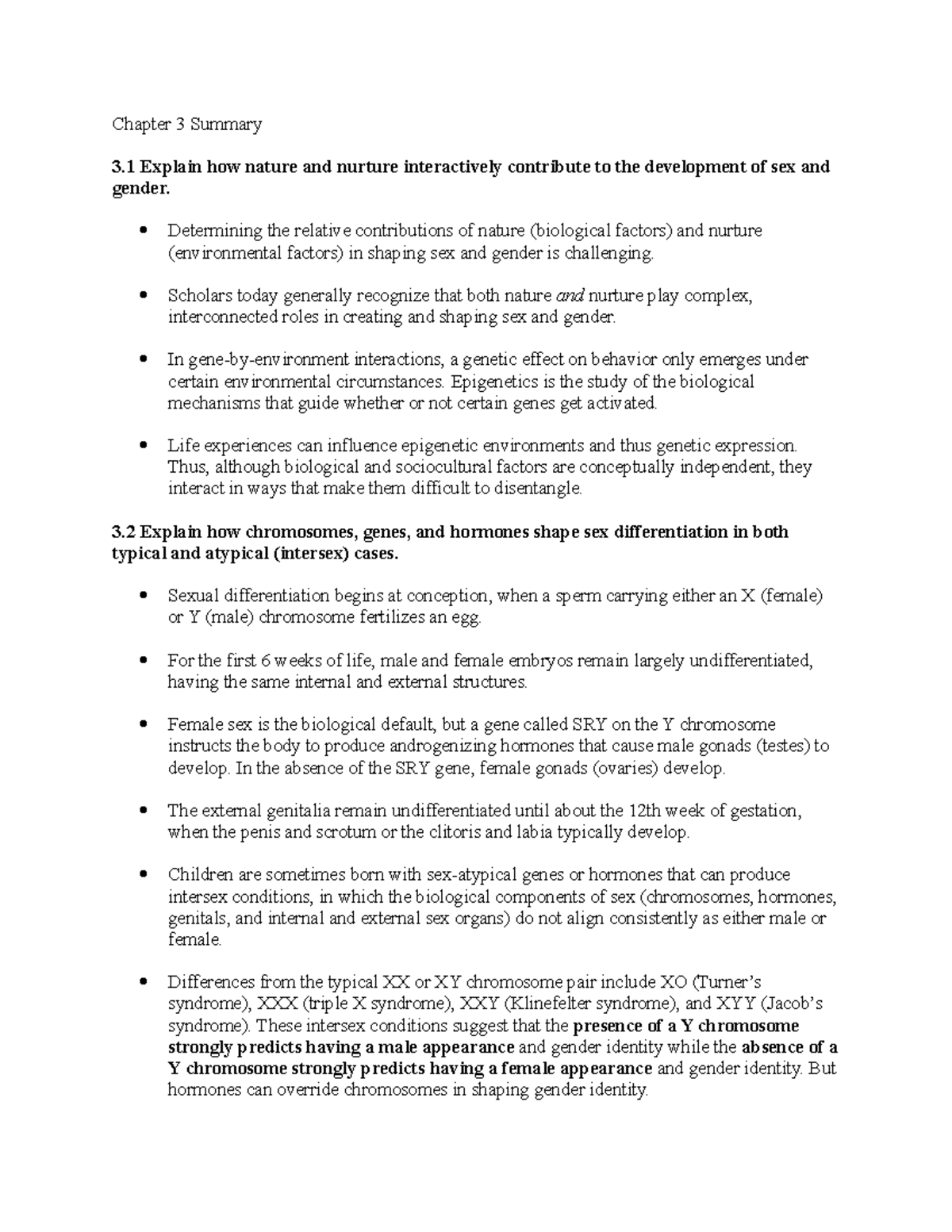 Chapter 3 & 4 Summary psyc 2380 - Chapter 3 Summary 3 Explain how ...