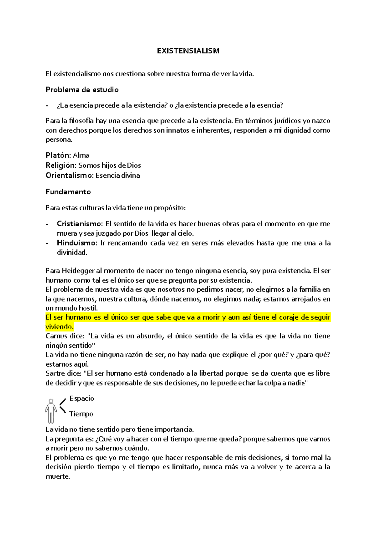 El Existencialismo (corriente filosófica orientada alrededor de la ...