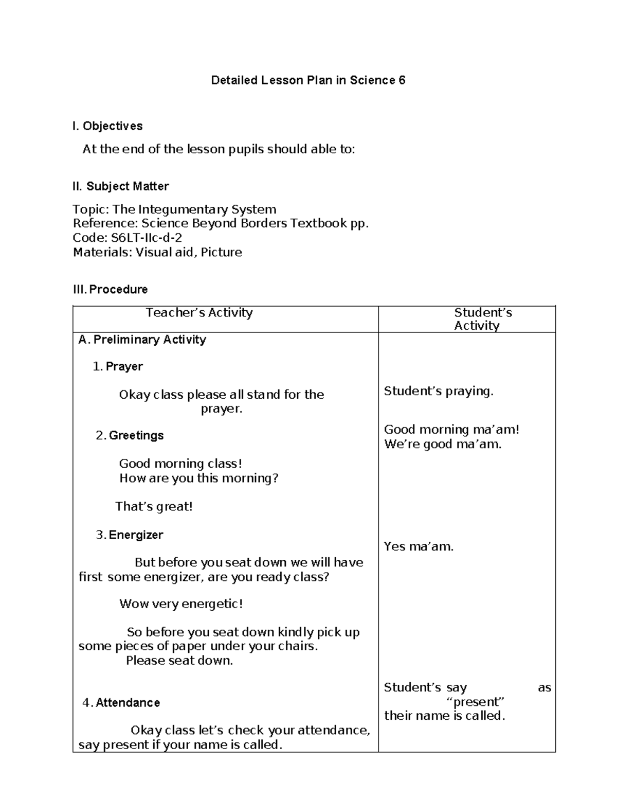 Detailed-lesson-plan-in-science-6 compress - Detailed Lesson Plan in ...