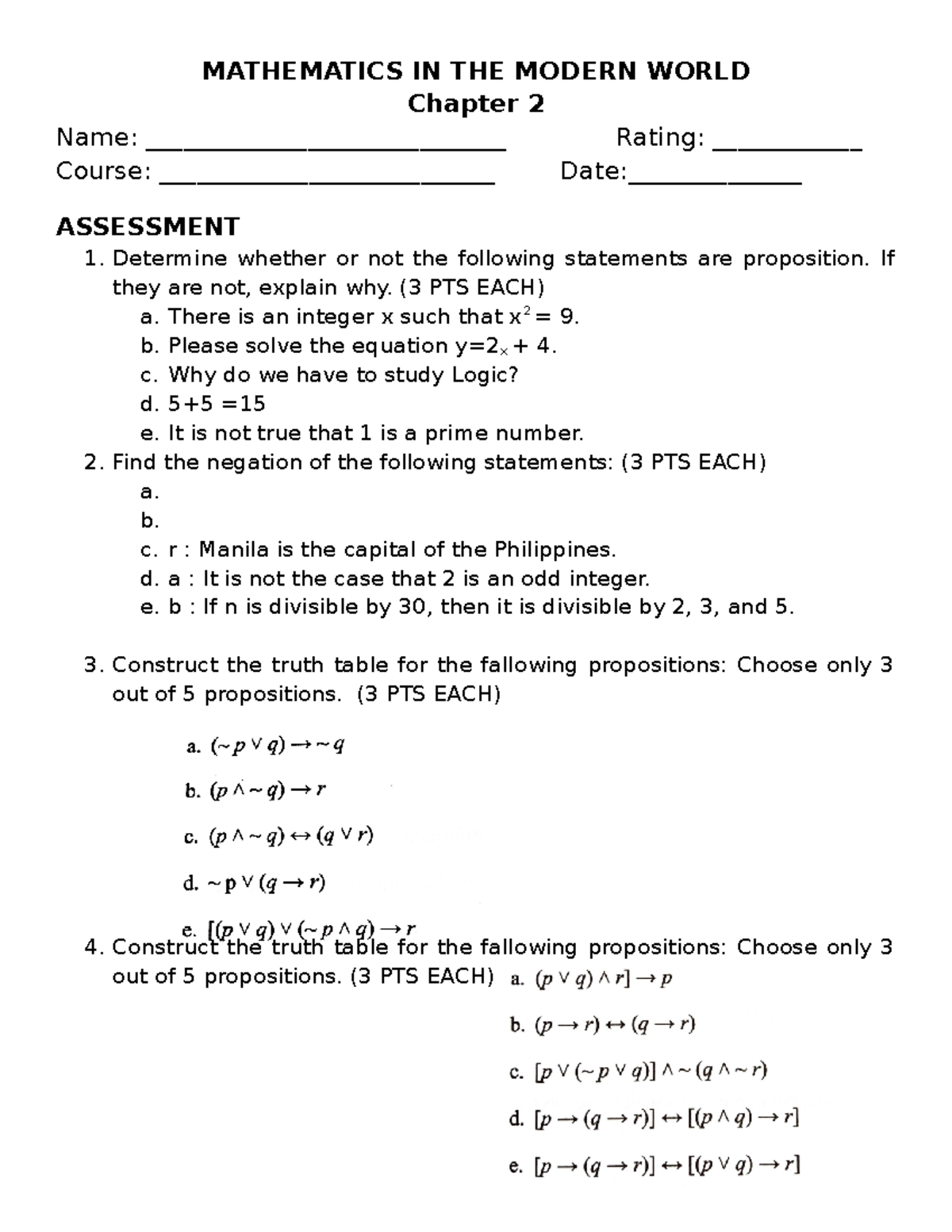 Mathematics-IN-THE- Modern- World- Module-2- Assessment - MATHEMATICS ...