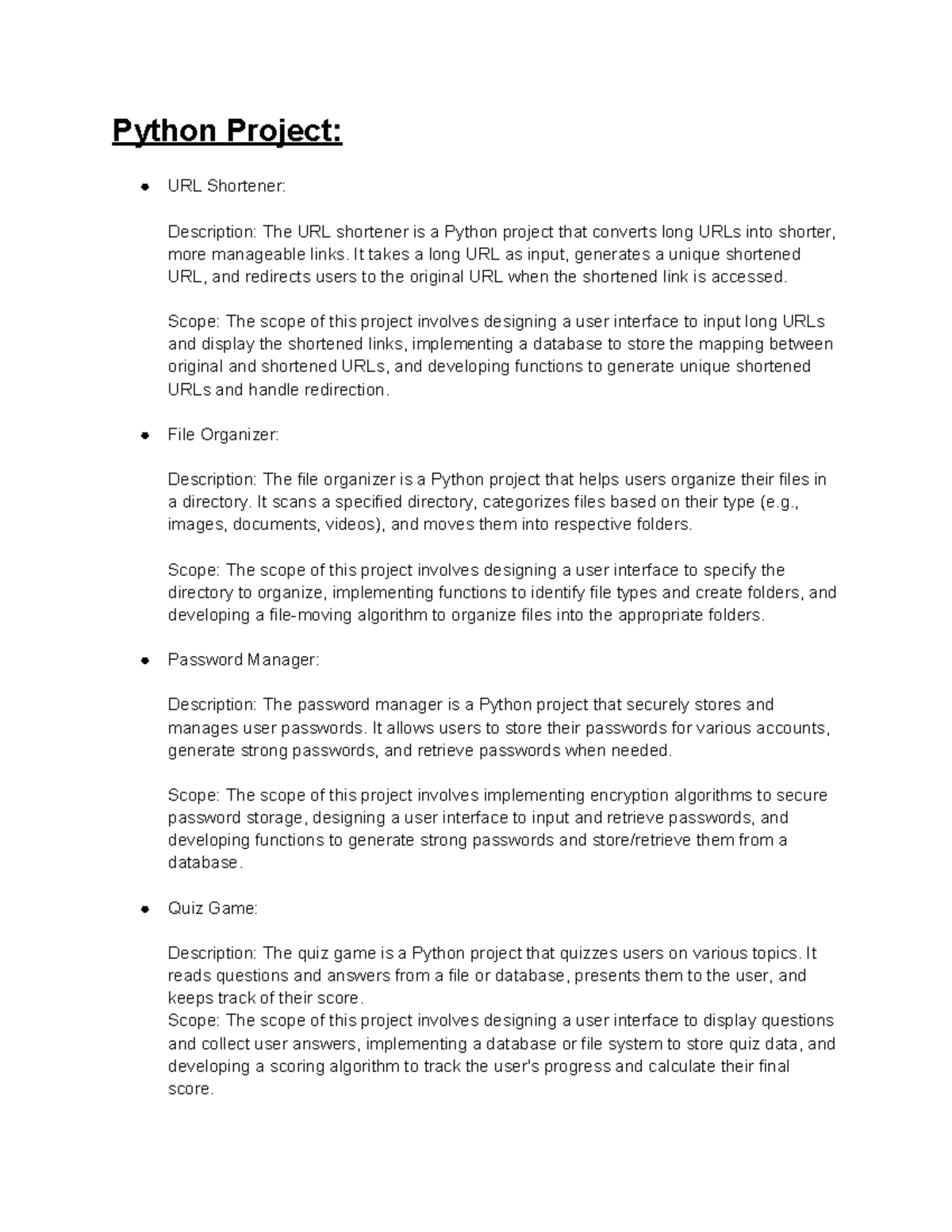 Python Project - It takes a long URL as input, generates a unique ...