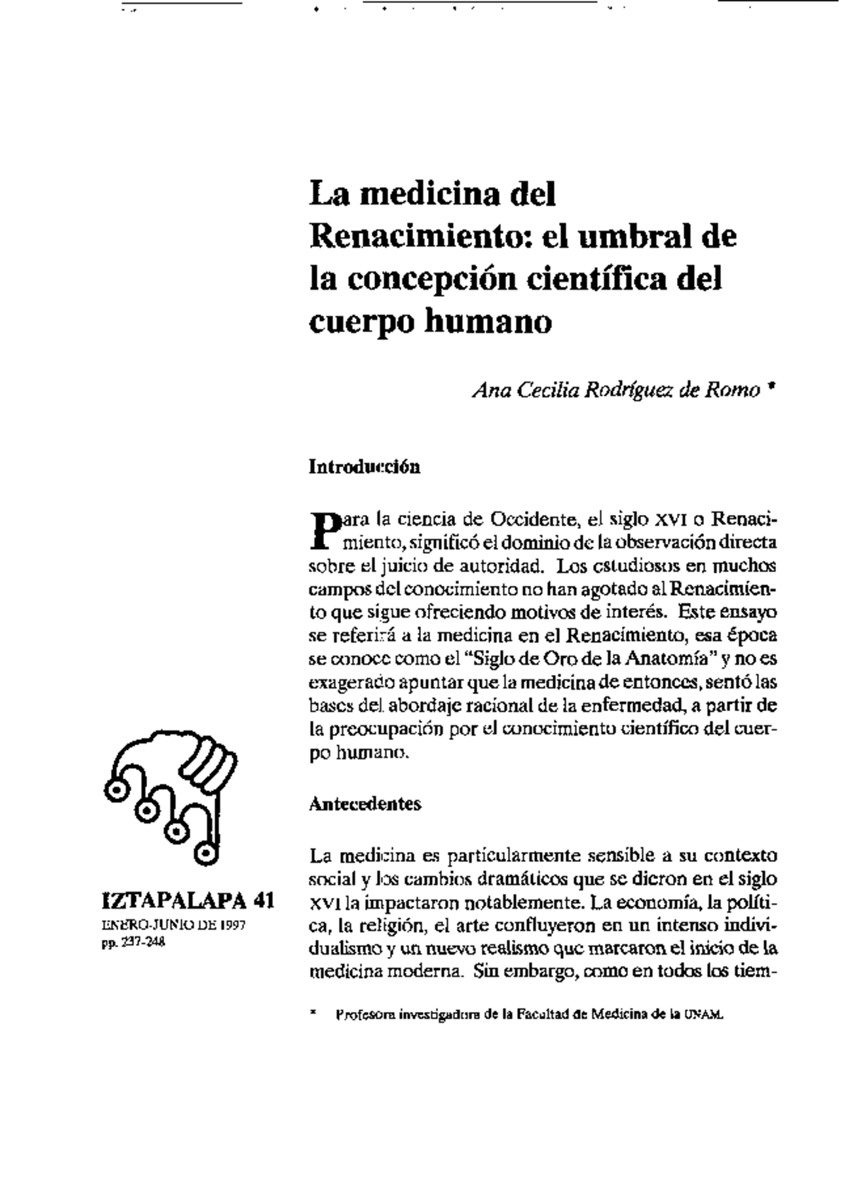La medicina del renacimiento - La medicina del Renacimiento: el umbral de la concepción ...