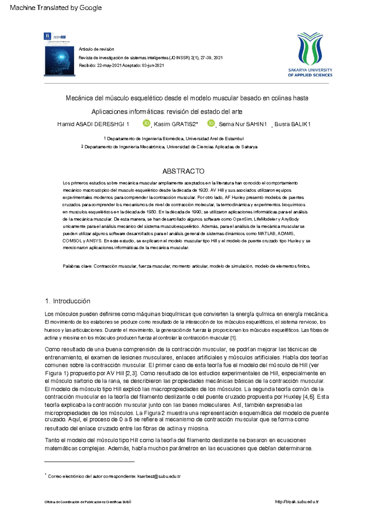Paper muscle models 3 - Ninguna - Mecánica del músculo esquelético ...