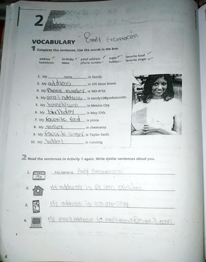 Workbook Smart Choice unit 3. Profesor Luciano - r e c e s c p e o e h ...