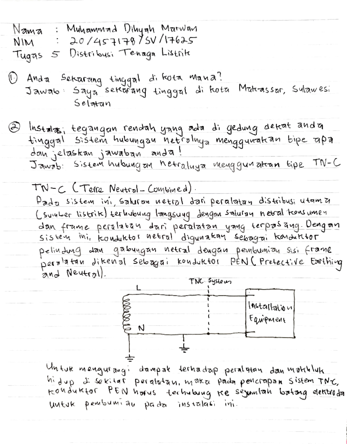 Tugas 5 Muhammad Dihyah Marwan 20.457178 - electrical engineer - Studocu