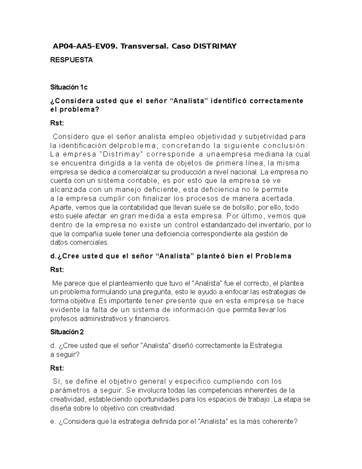 Caraballo AP04-AA5-EV09. Transversal. caso Distrimay - AP04-AA5-EV09. Transversal. Caso ...