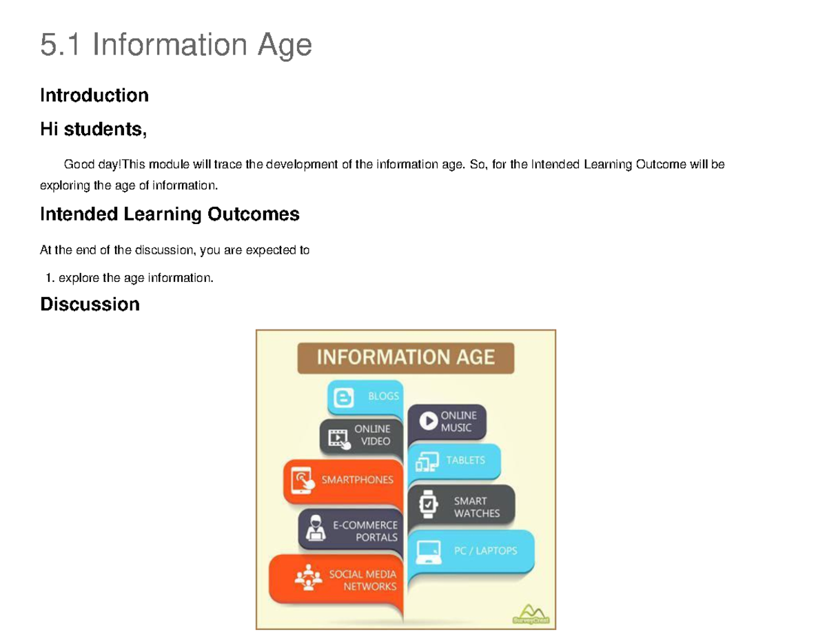 GEC 007-5.1 Information Age - Science, Technology And Society - TIP ...