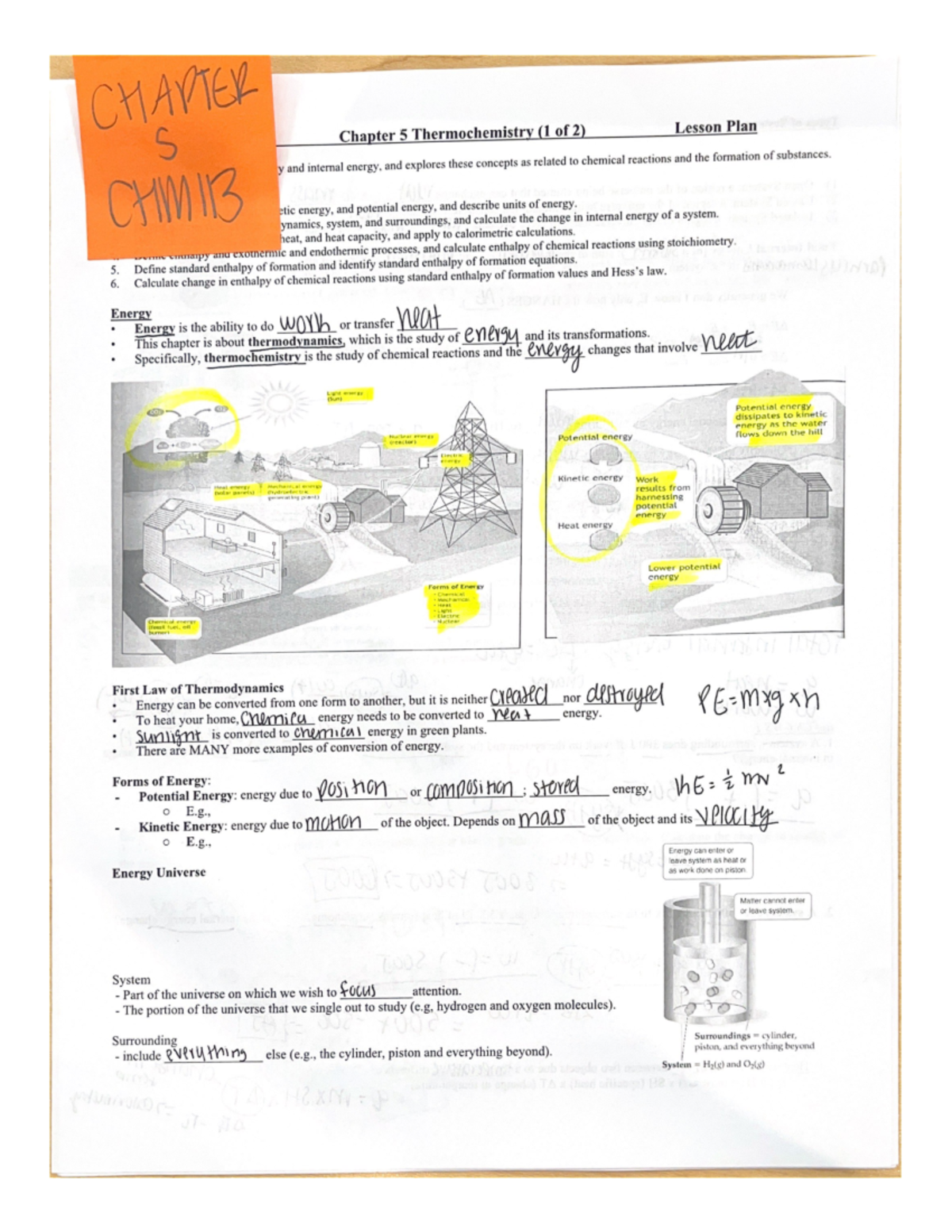 Bethany Heater CHM 113 WED:FRI 300 10:12 - CHAPTER Chapter 5 ...
